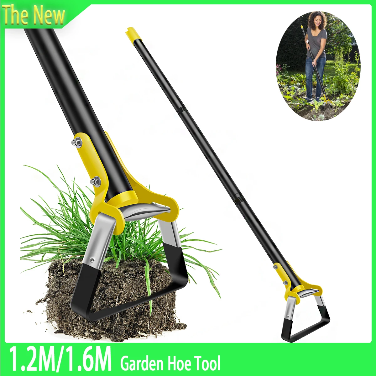 A-o-inoxid-vel-Stirup-Ring-Hoe-Ferramenta-De-Jardinagem-Tri-ngulo-De ...