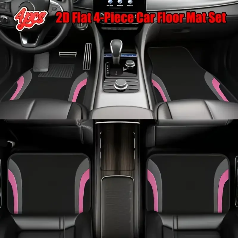 4-Piece Fashionable Car Interior Protection Car Floor Mat All Season ...