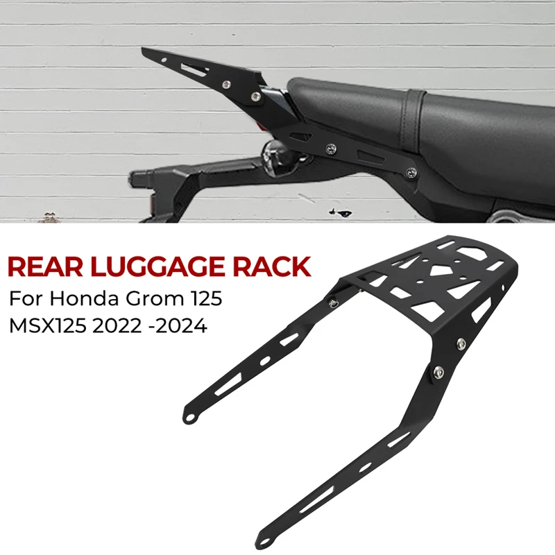MSX-125-Motorcycle-Steel-Rear-Luggage-Rack-Holder-Rear-Seat-Luggage ...
