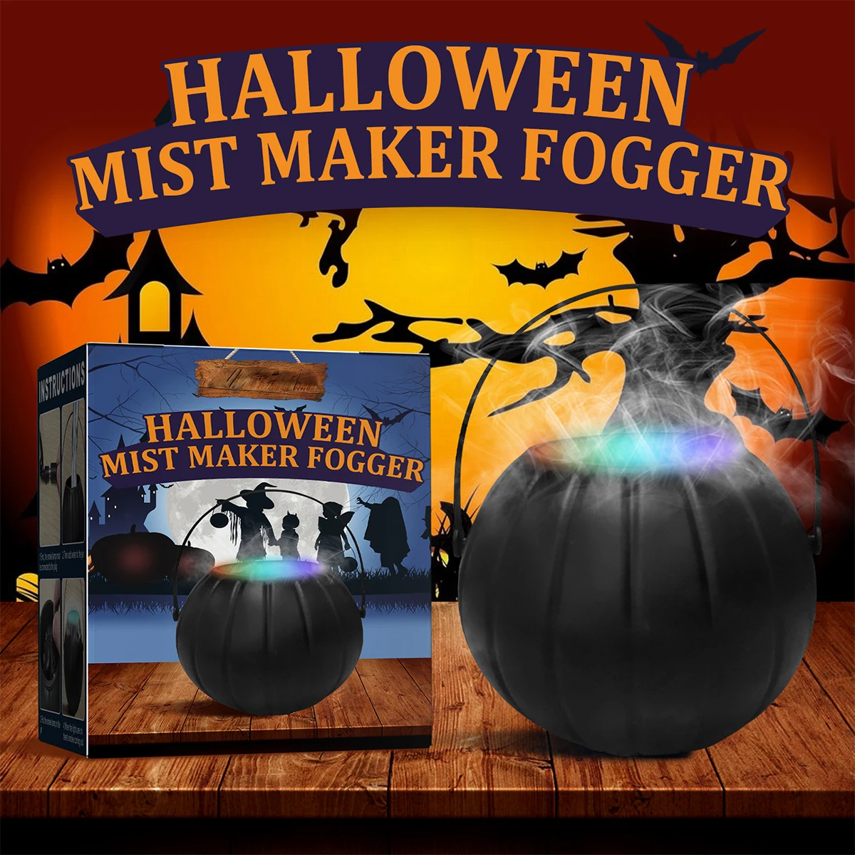 Halloween-Mist-Maker-7-Color-Changing-LED-Light-Halloween-Mist-Fogger ...