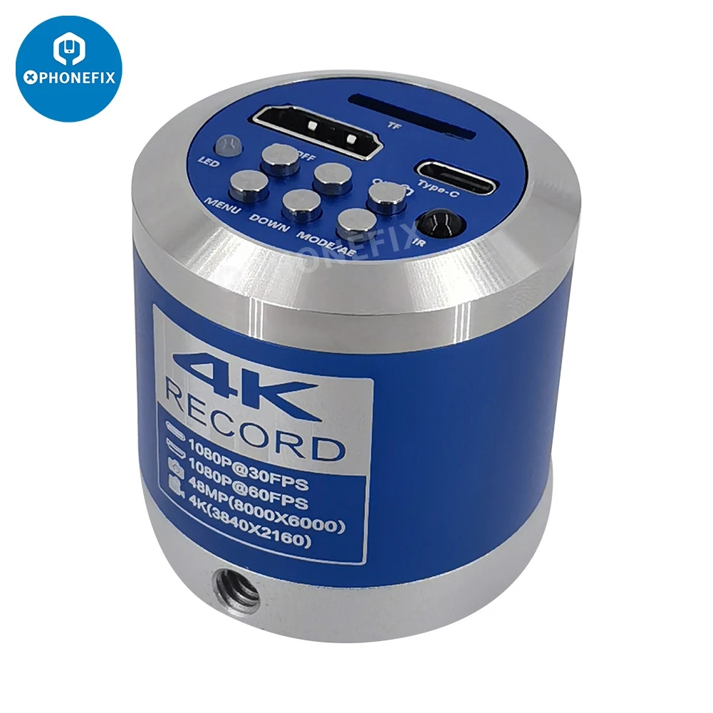 울트라 HD CCD 소니 CMOS HDMI 삼안 현미경 카메라, 산업용 비디오 디지털 이미지 획득 카메라, 4K 48MP ...