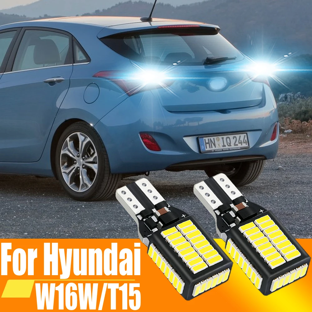 2x W16W T15 921 912 LED Canbus Reverse Light Bulbs On Car Back Up Lamp ...