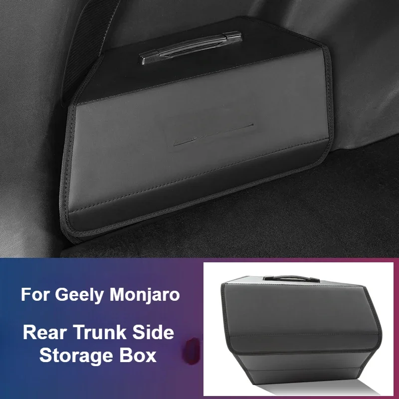 For-Geely-Monjaro-KX11-Xingyue-L-2023-2024-Rear-Trunk-Side-Storage-Box ...