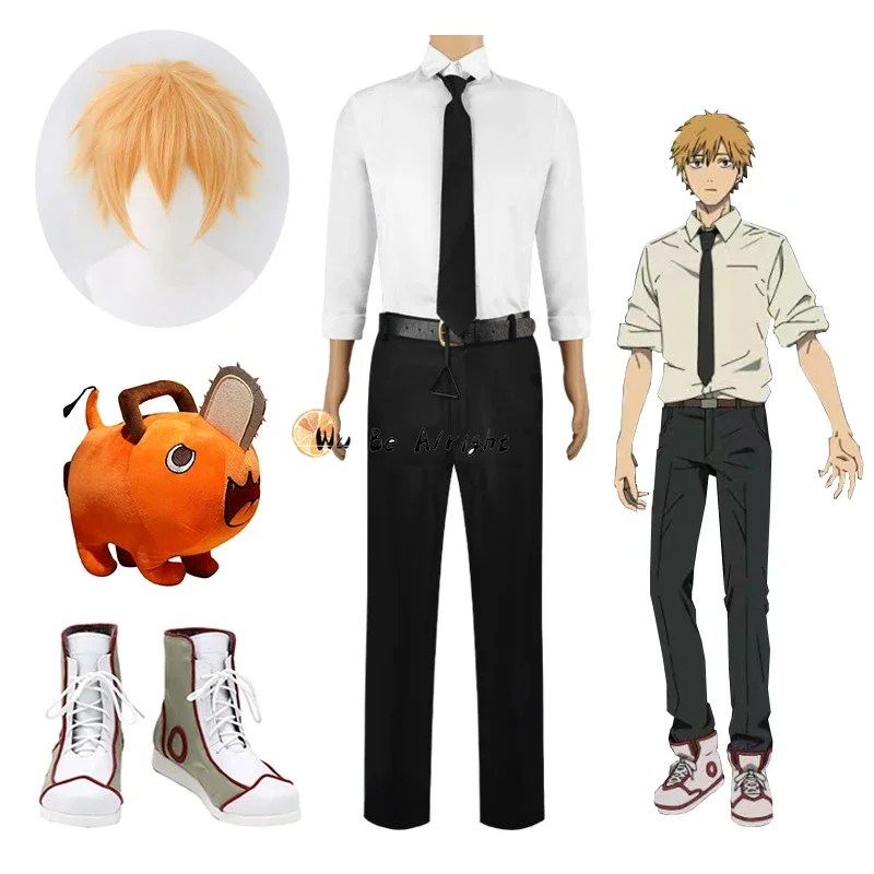 Chainsaw-Man-Season2-Denji-Anime-Cosplay-Costume-Wig-Shoes-Devil ...