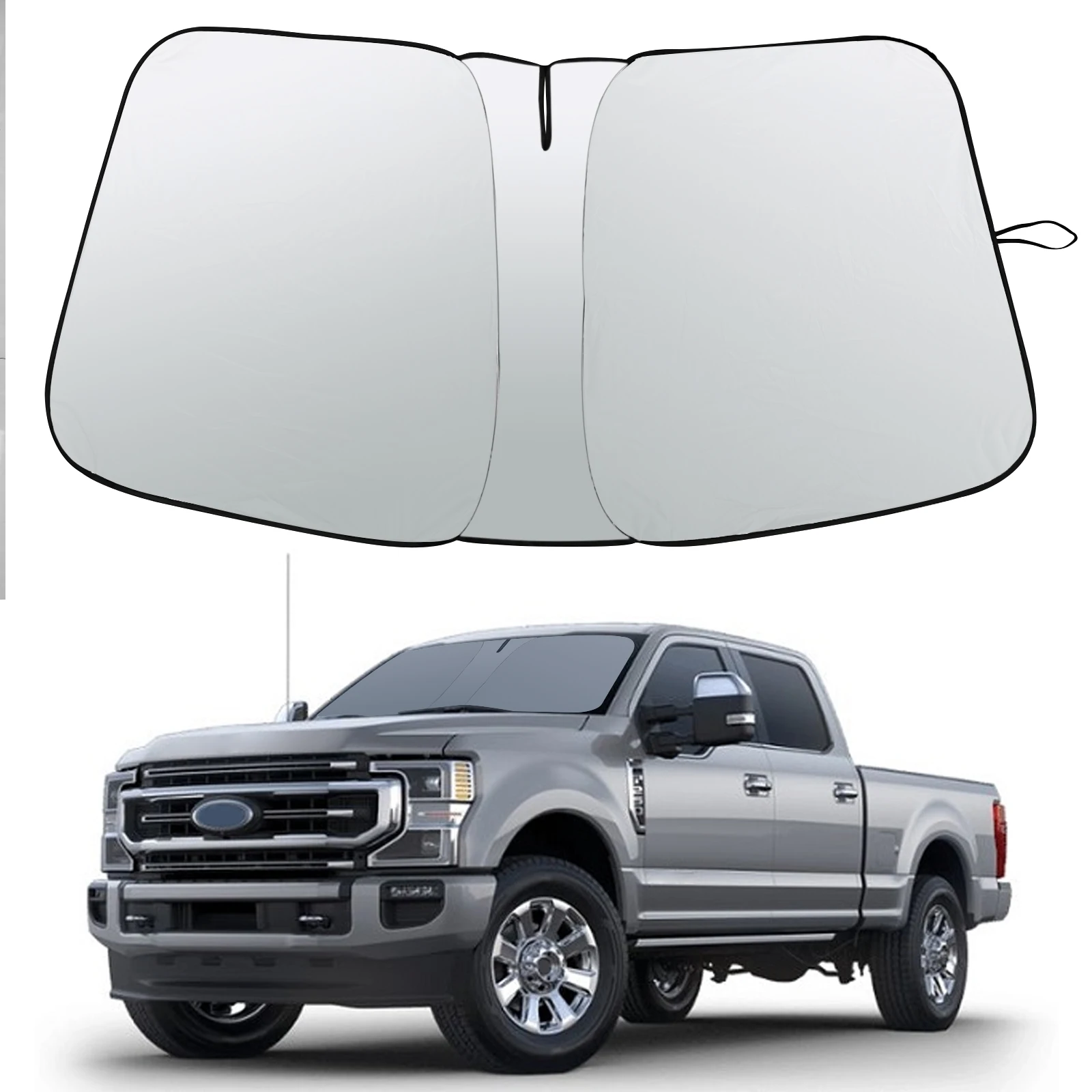 For Ford F150 2021 2022 2023 2024 Car Windshield Sunshade Cover Auto ...