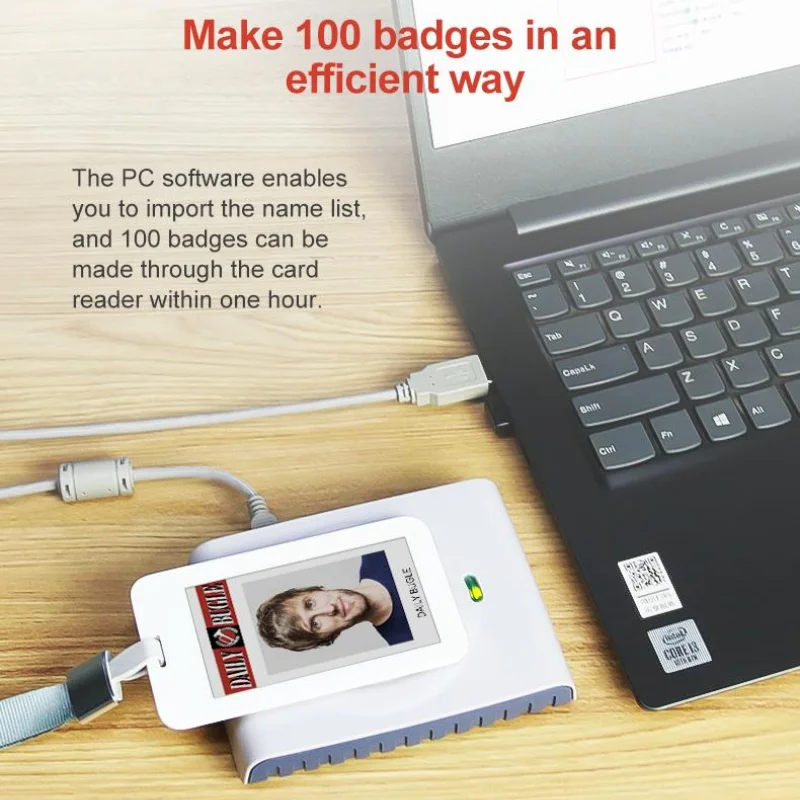 Eink Epaper Badge Exhibition Participation Pass Employee badge ...