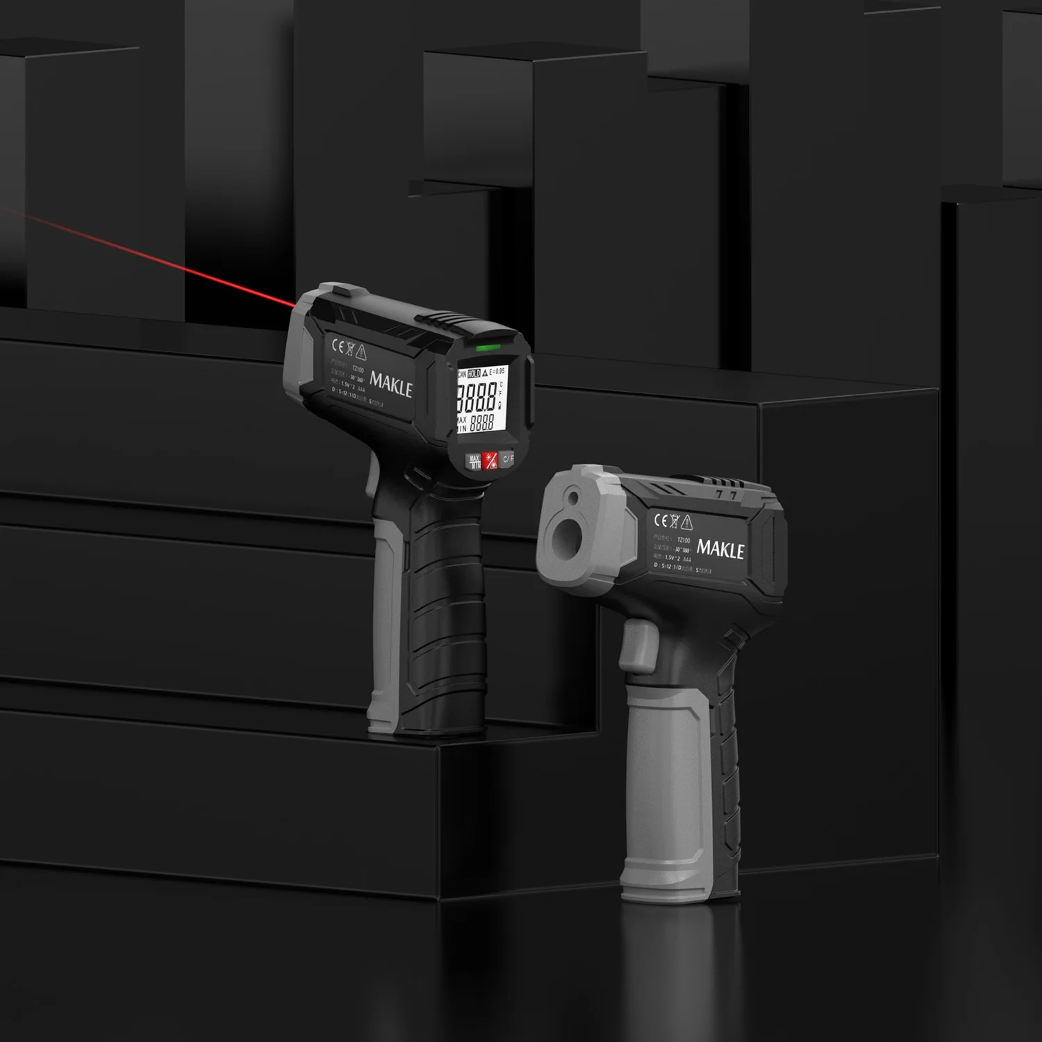 Digital Infrared Thermometer Single laser Non-Contact -50~550 ...