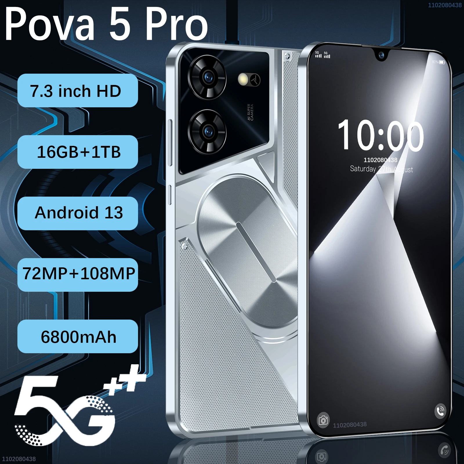 Original-Pova-5-Pro-Smartphone-7-3inch-GlobalVersion-16G-1TB ...