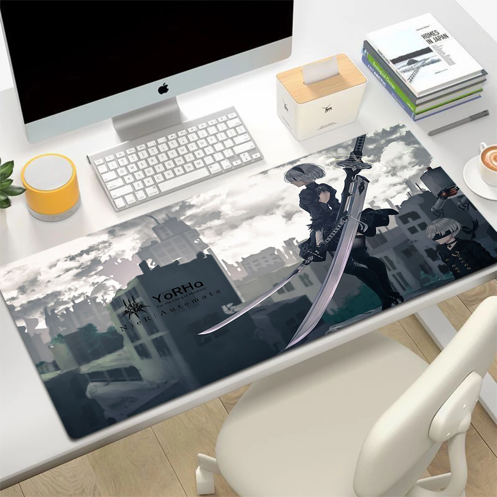 Anime-Cute-Girl-Nier-Automata-2B-Laptop-Mouse-Mat-80x30-Keyboard-Table ...
