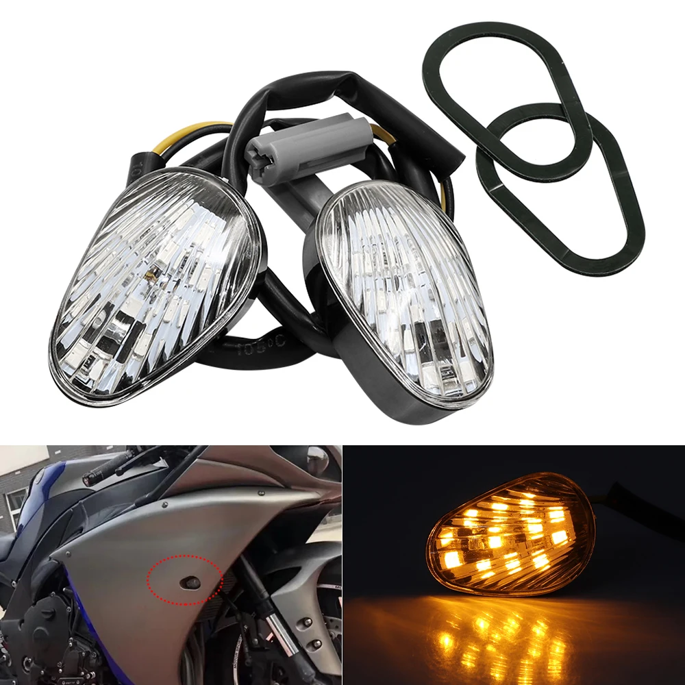 Motorcycle-accessories-LED-Flush-Mount-Turn-Signals-Light-YZF-R6-R1 ...