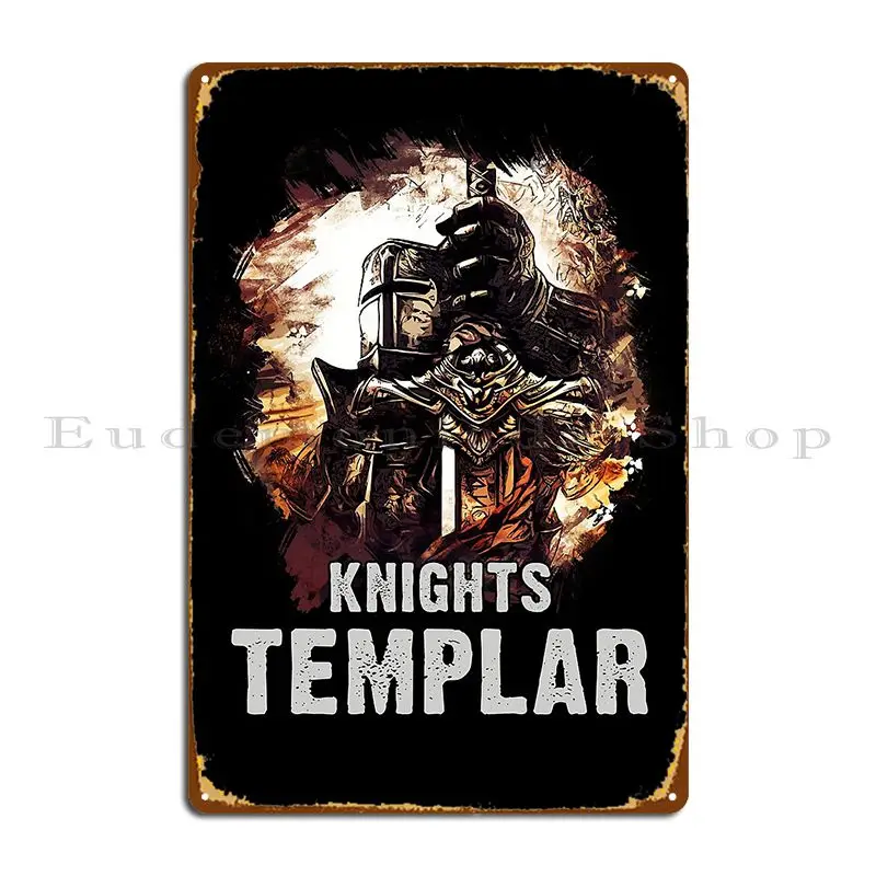 Knights-Templar-The-Order-Temple-Of-Solomon-Metal-Sign-Plaques-Wall ...