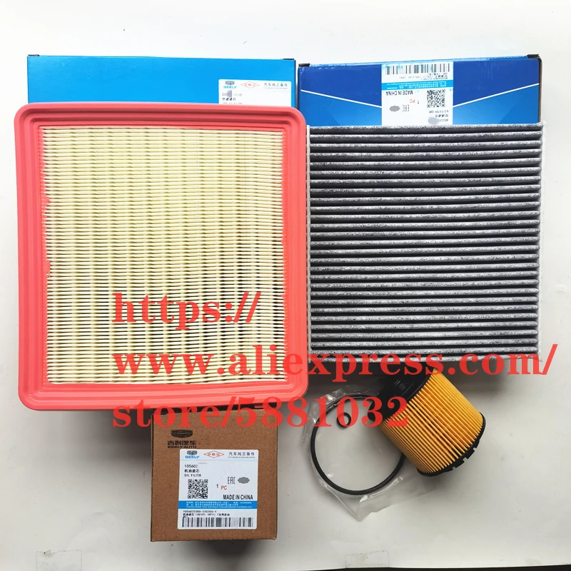 3pcs/set Filter Set For Geely Coolray Sx11/proton X50 Icon 1.4t/1.5t ...