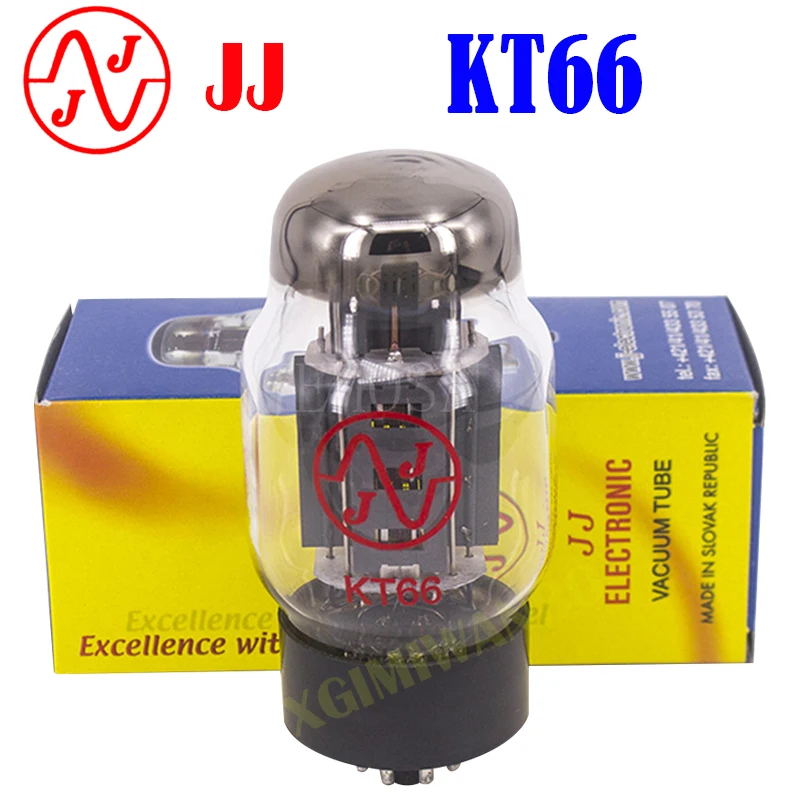 신제품 JJ KT66 진공관, EL34 KT77 전자 튜브 대체 오디오 전력 증폭기 튜브 앰프 공장 테스트 매칭