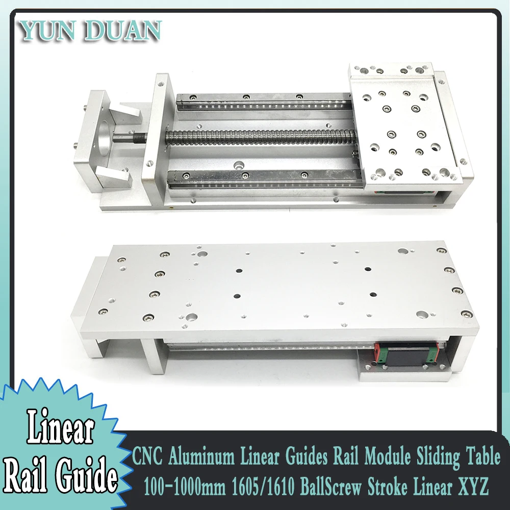 CNC-Linear-Guide-Rails-Aluminum-Linear-Movement-Module-Platform-Dust ...