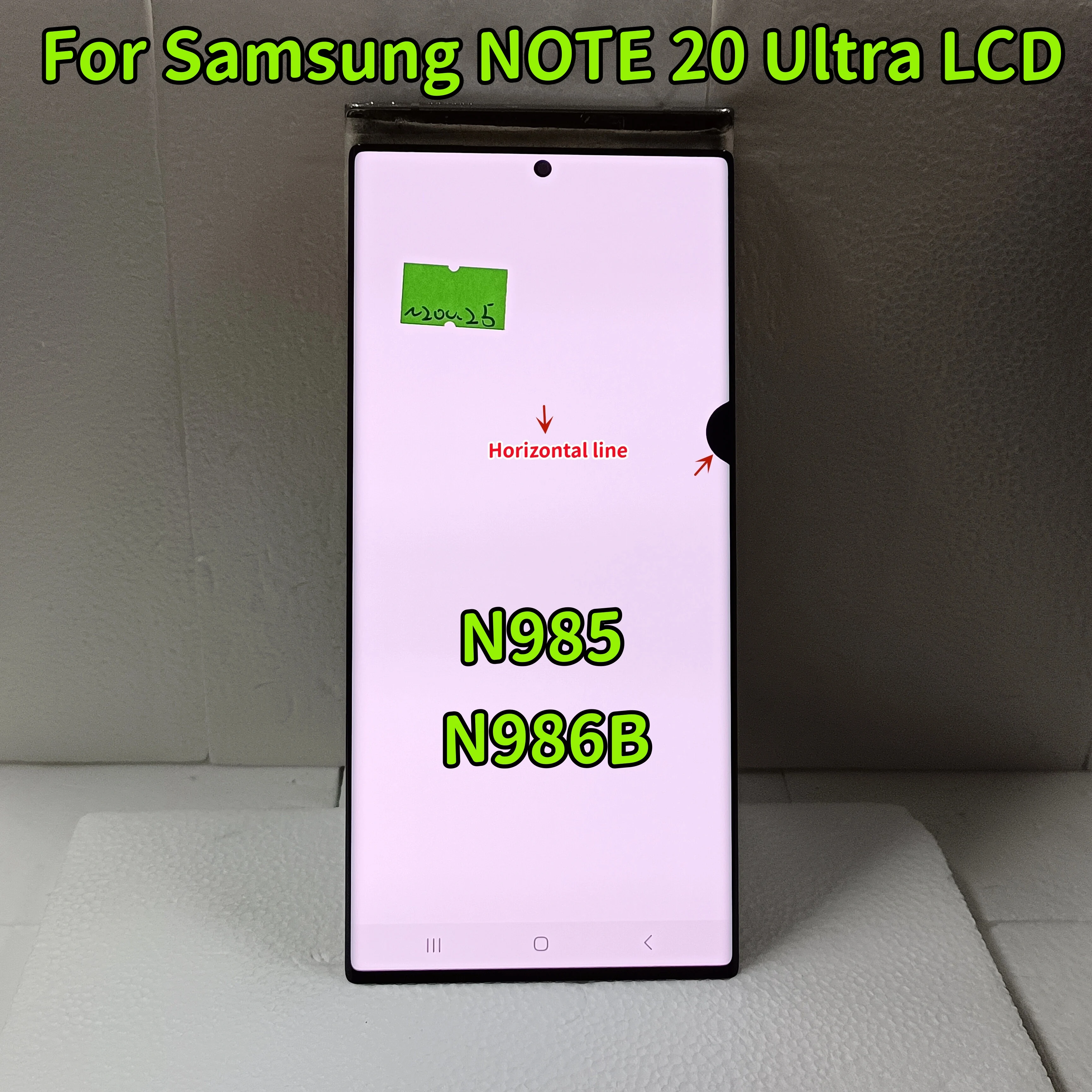 100-Works-AMOLED-For-Samsung-Galaxy-Note-20-Ultra-LCD-Display-N985F ...