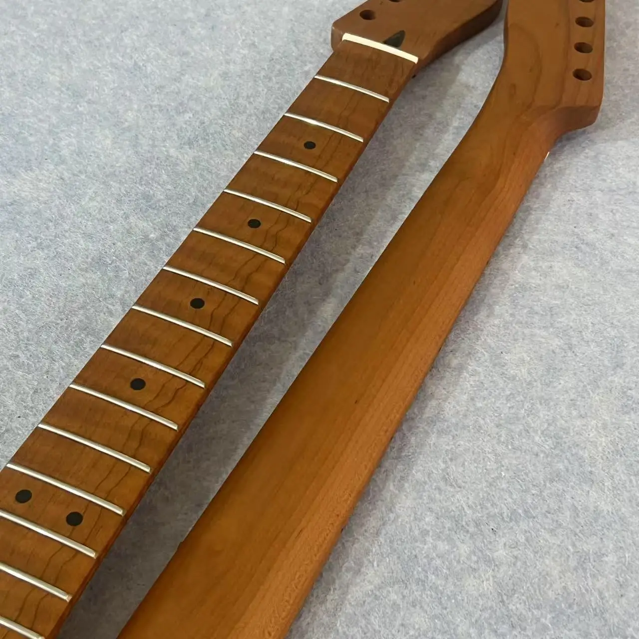 Custom Roasted Flame Maple Guitar Neck 22 Frets TL Style Maple ...