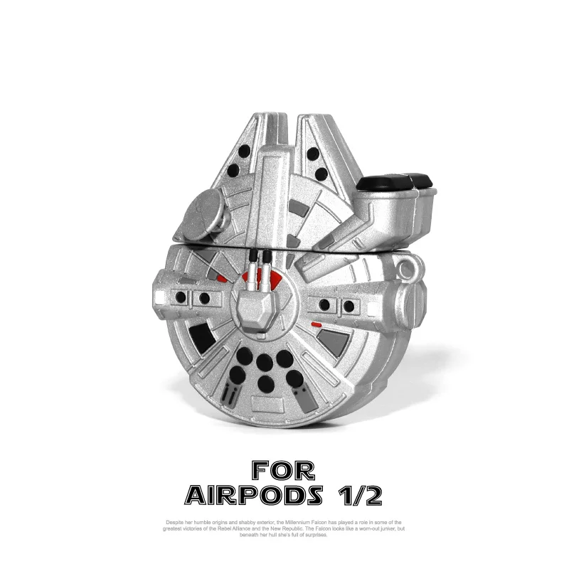 3d Spaceship Silicone Case For Airpods 1 2 Pro Protective Bluetooth ...