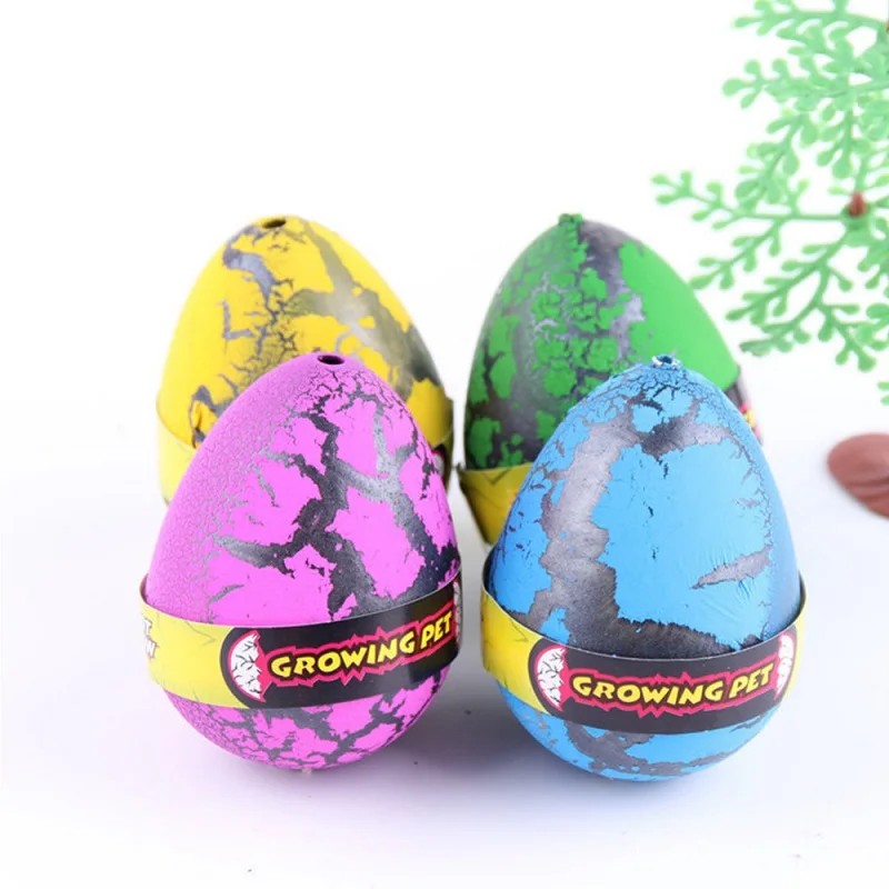 4PCS-Magic-Hatching-Growing-Dinosaur-Add-Water-Grow-Egg-Animal-Breeding ...
