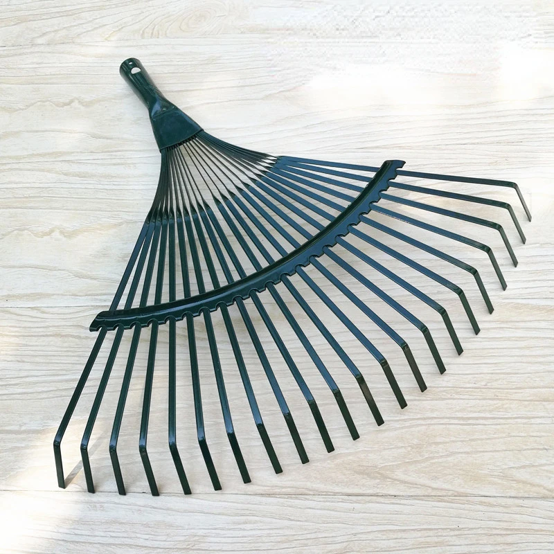 Realmote-Rake-22-toothed-Rake-dead-leaf-Rake-steel-wire-garden-Rake ...