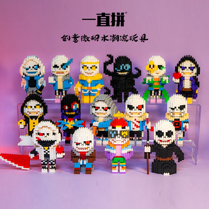 Санс Фигурка Undertale | Frisk Toriel San Assemble Bricks | Anime Model ...
