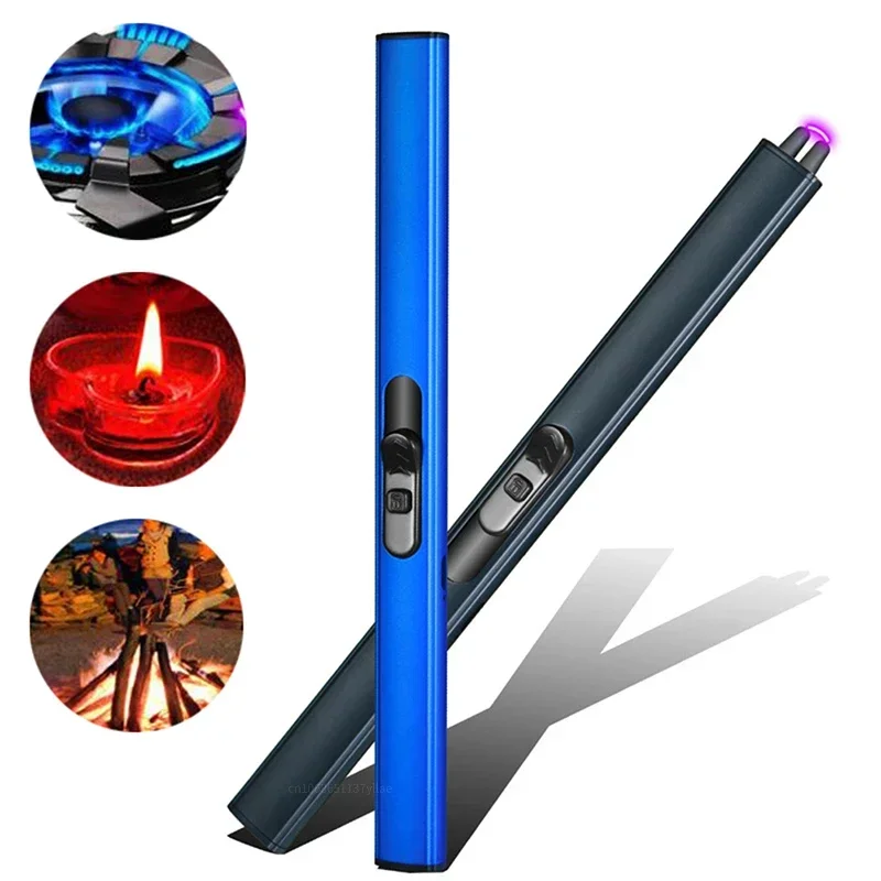 Outdoor-BBQ-USB-Arc-Lighter-Rechargeable-Long-Kitchen-Gas-Stove-Lighter ...