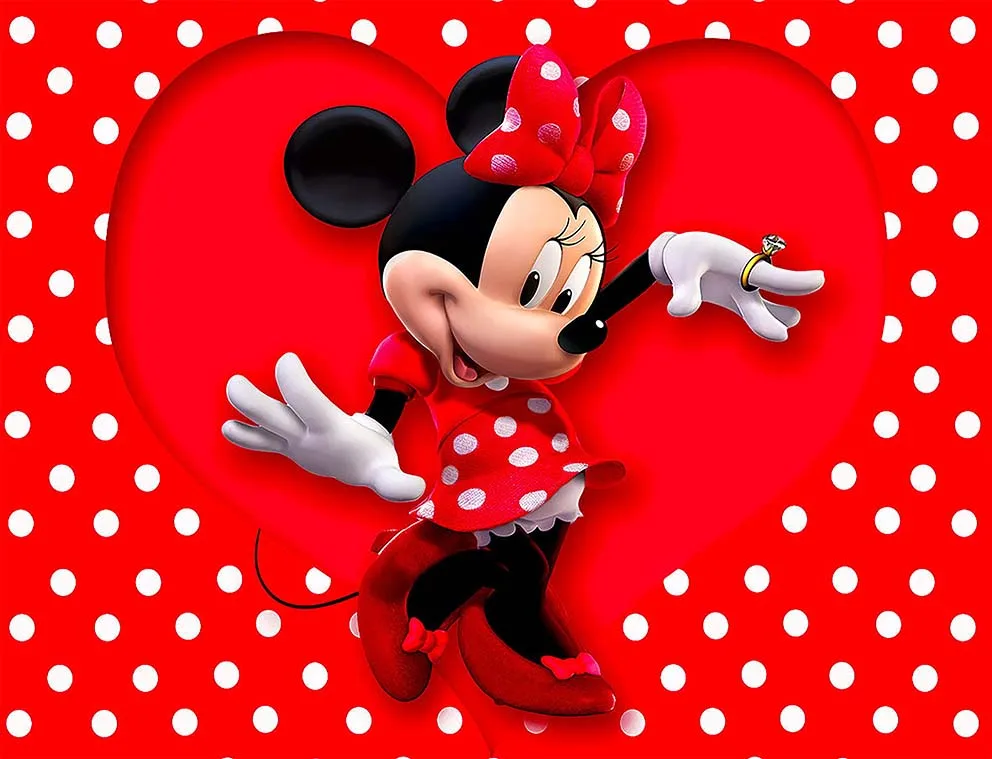 Minnie Mouse Happy Birthday Background