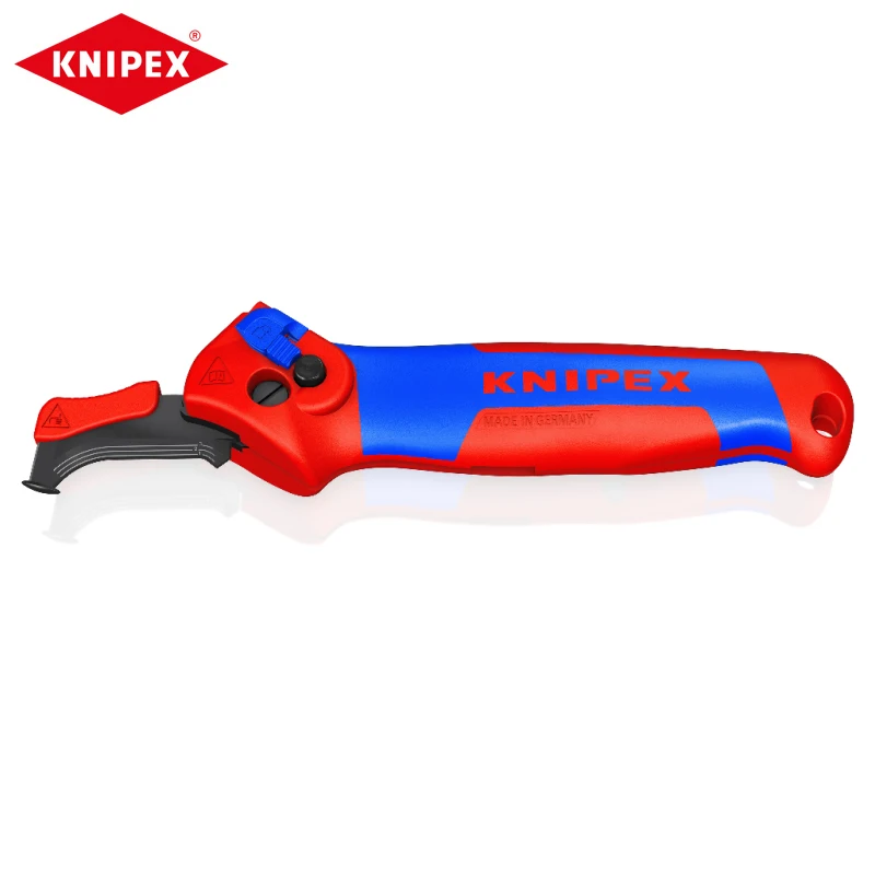 KNIPEX-16-50-145-SB-Stripping-Knife-With-Guide-Shoe-Ergonomically ...
