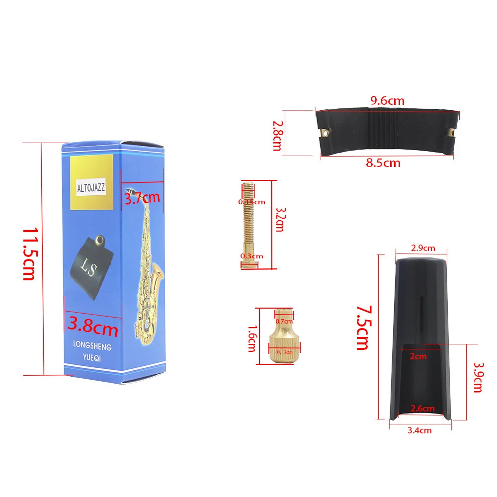 Bocal de Saxofone com Ligadura e Tampa: Acessórios Essenciais para Alto ...