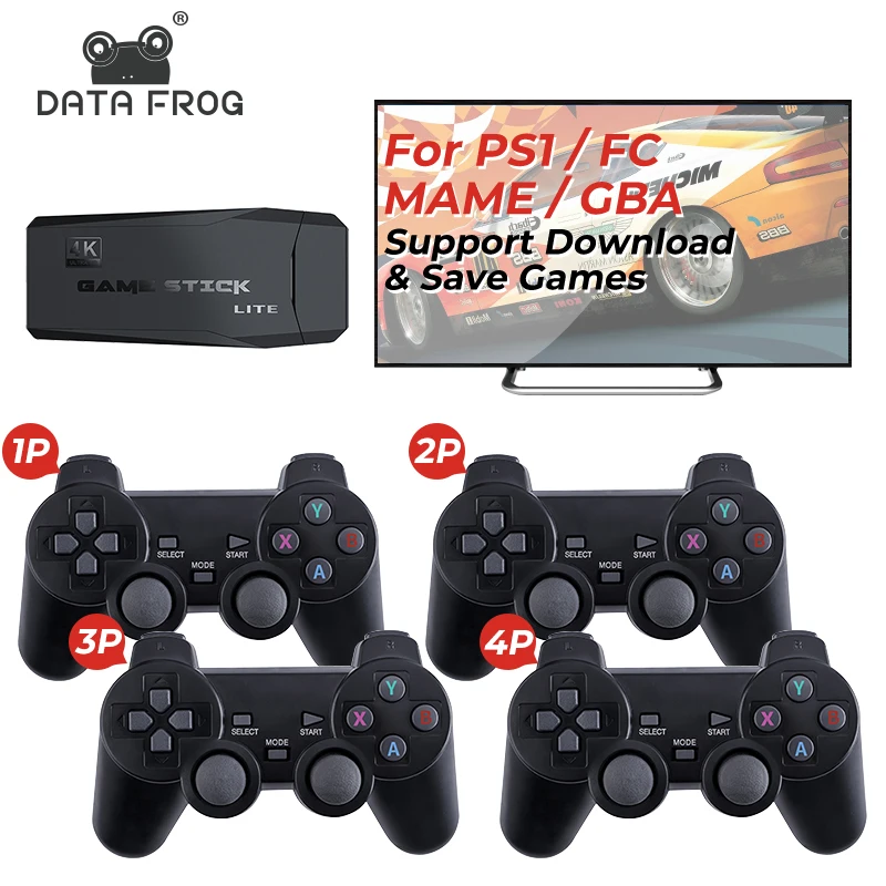 Data-Frog-Retro-Video-Game-Console-With-2-4G-Wireless-Gamepads-10000 ...