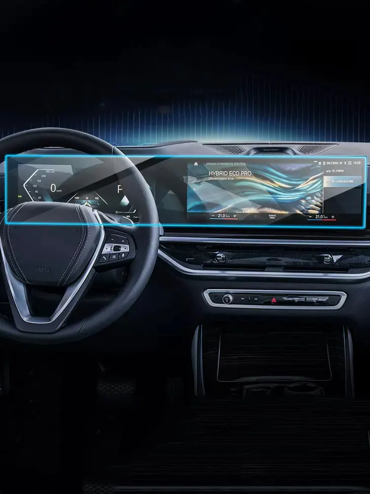 For BMW X5 X6 G65 G66 2024 Car GPS navigation TPU Protective Film Anti ...