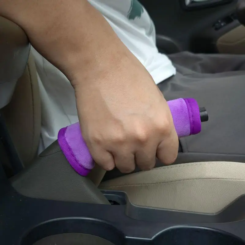 Handbrake Cover Ultra-Soft Handbrake Protective Cover Car Brake Handle ...