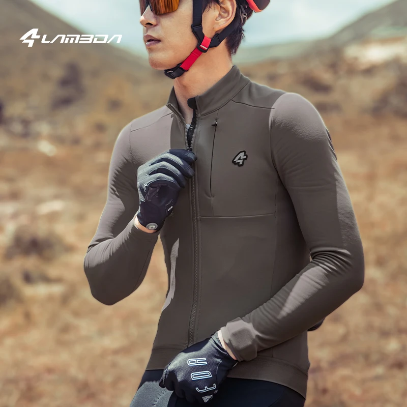 LAMEDA Winter Men's Cycling Jersey Thermal Long Sleeve Bicycle Clothing ...