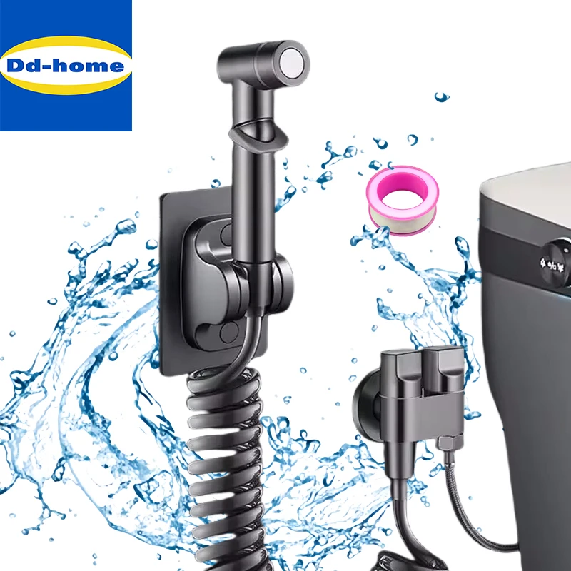 Bidet-Spray-gun-Set-Water-Jet-High-Pressure-Handheld-Bidet-Sprayer ...