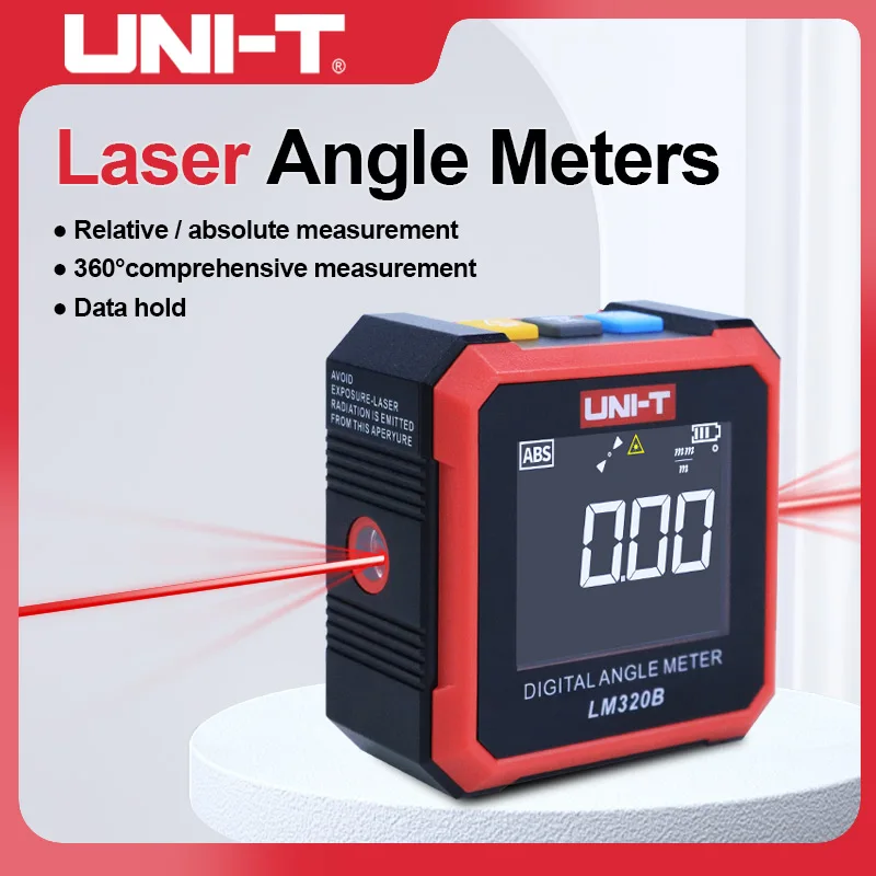 UNI-T-LM320A-LM320B-Electronic-Laser-Angle-MeterDigital-Magnetic ...
