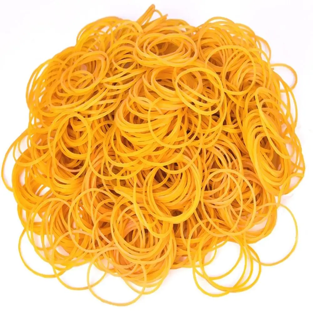 200 Pieces 40mm Elastic Rubber Bands Bank Paper Bills Money Home Office ...