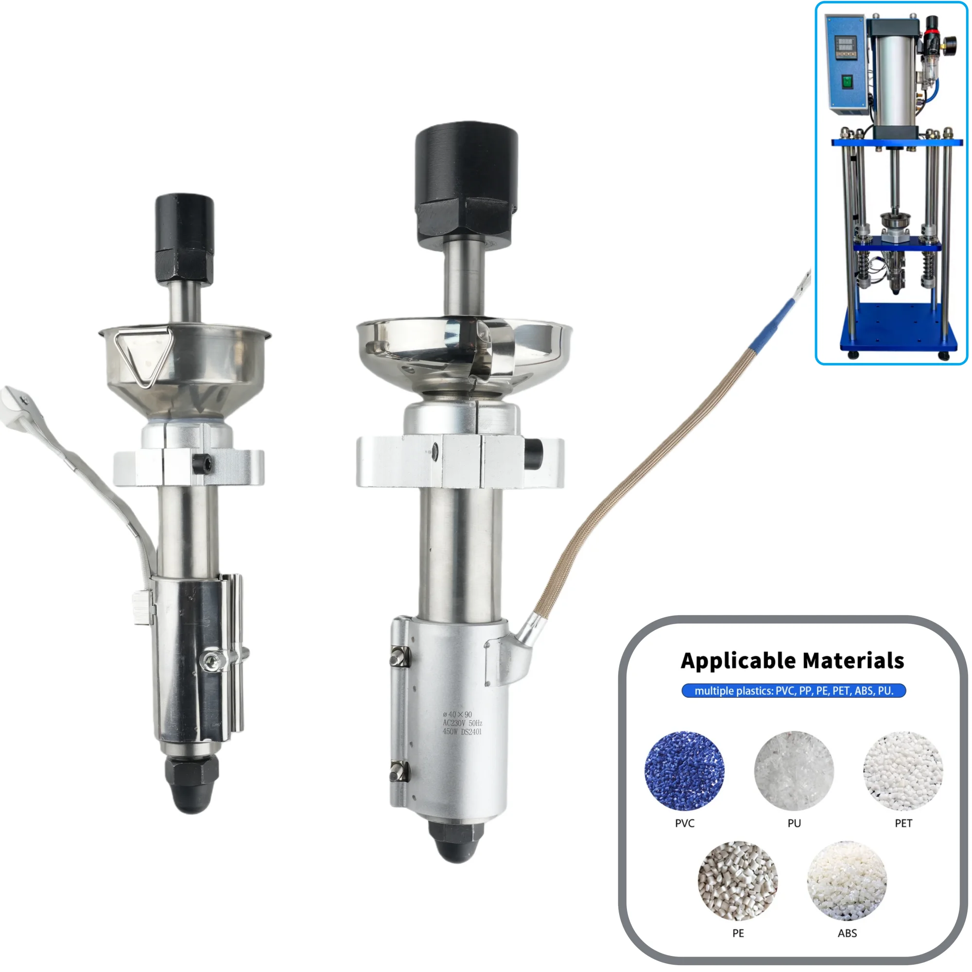 Molding injection machine barrel feeder heating forming parts Vertical ...