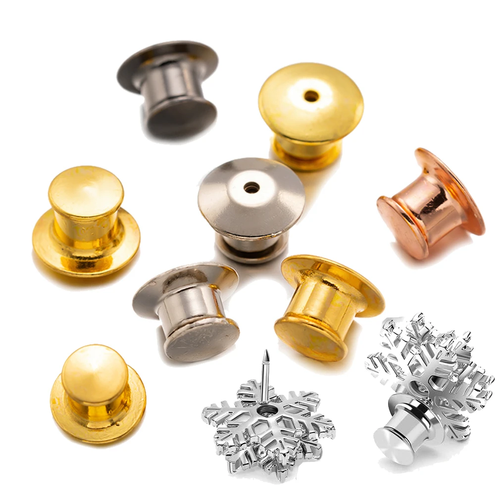 10pcs-Metal-Locking-Needle-Pin-Back-Keeper-Clasp-for-DIY-Brooch-Enamel ...
