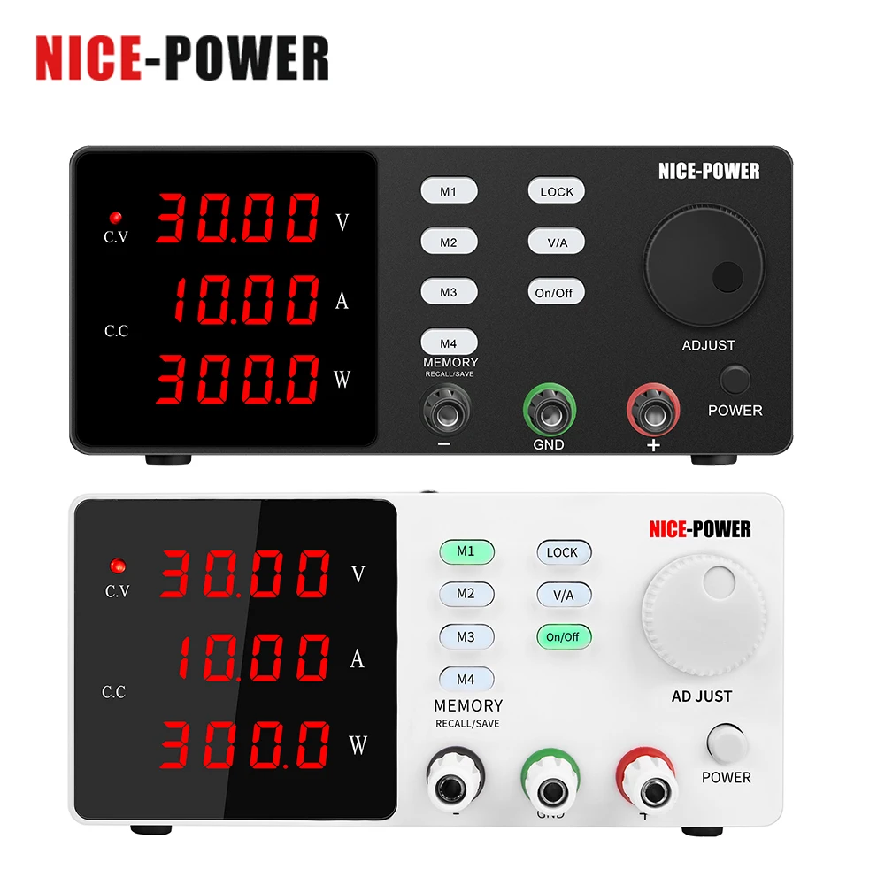 Nice power 실험실 프로그래밍 가능한 DC 전원 공급 장치, 실험실 유지 보수 작업대, 전압 전류 조정기, AC 220V ...
