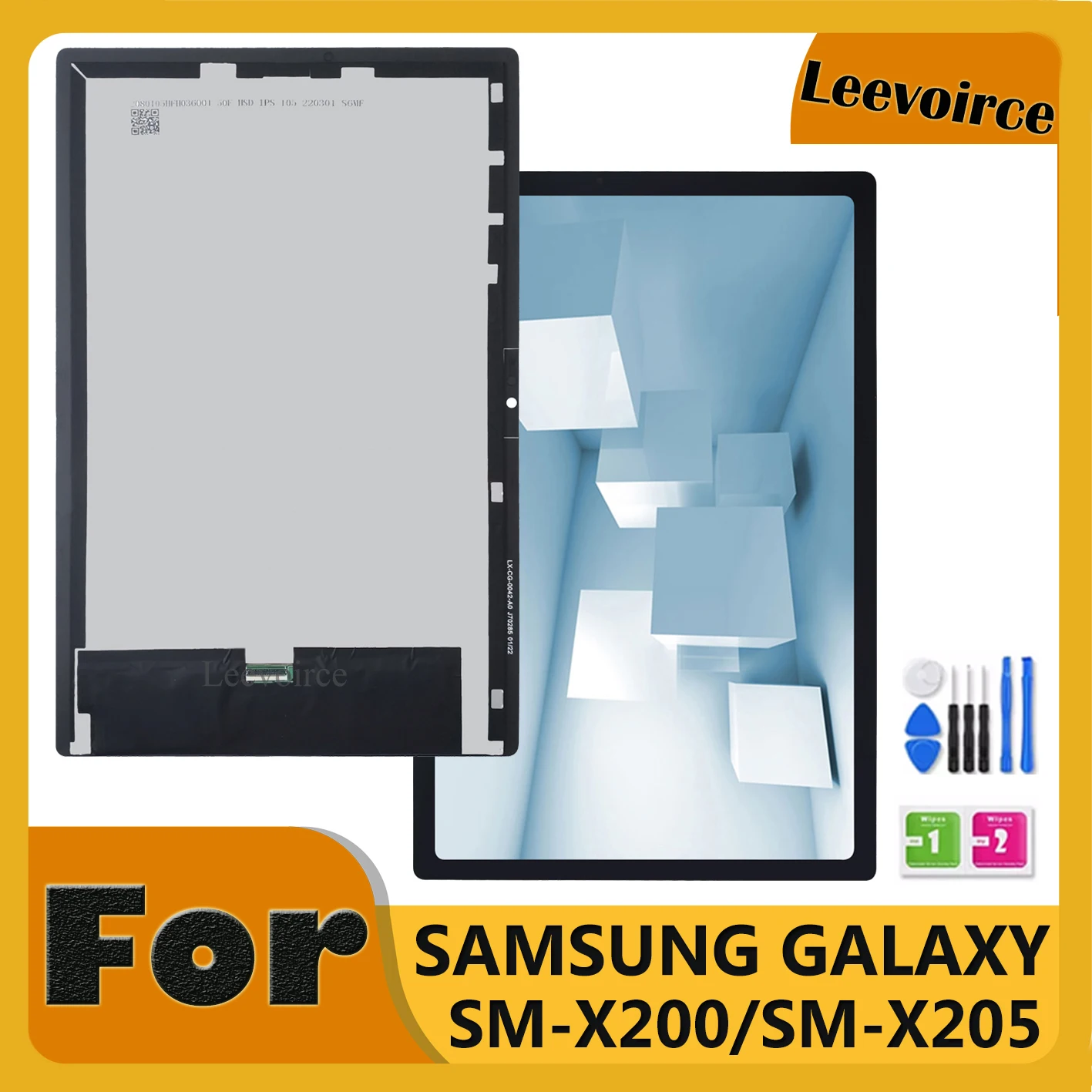 Tested-Lcd-For-Samsung-Galaxy-Tab-A8-SM-X200-SM-X205-LCD-X200-X205 ...
