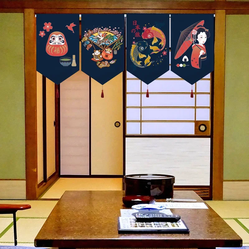 Japanese-Horizontal-Curtain-Cuisine-Sushi-Izakaya-Ramen-Shop-Decoration ...