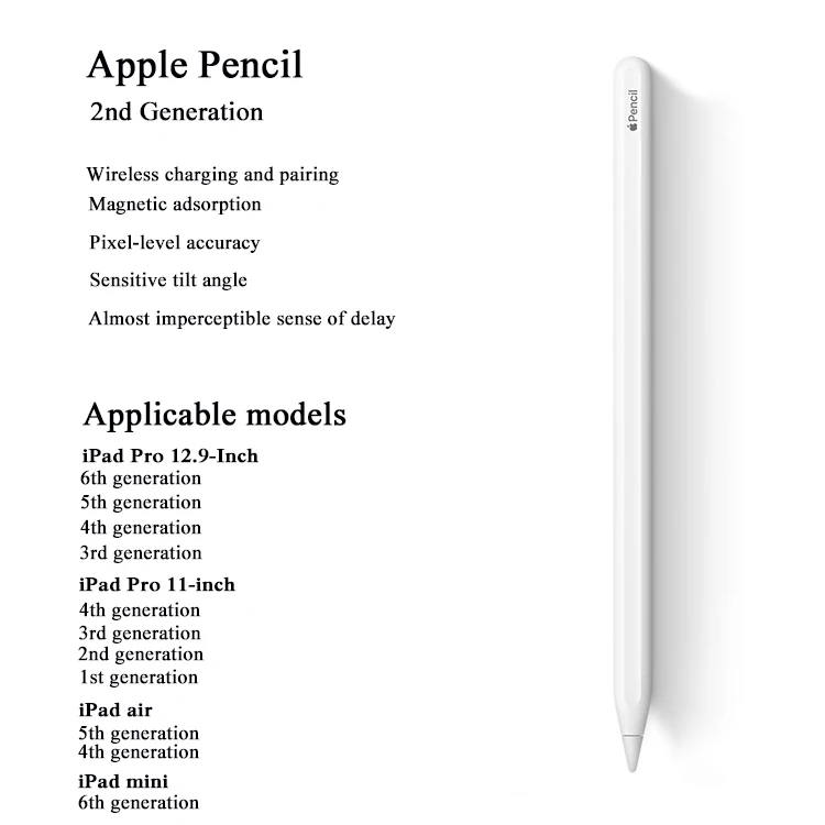 Для Apple Pencil Stylus Pen iOS Tablet Touch Pen с мощным дисплеем для ...