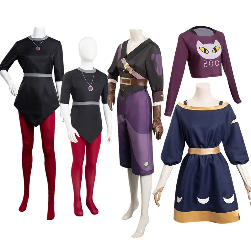 Adult-Kids-Amity-Cosplay-Costume-The-Owl-Cos-House-Fantasy-Dress ...