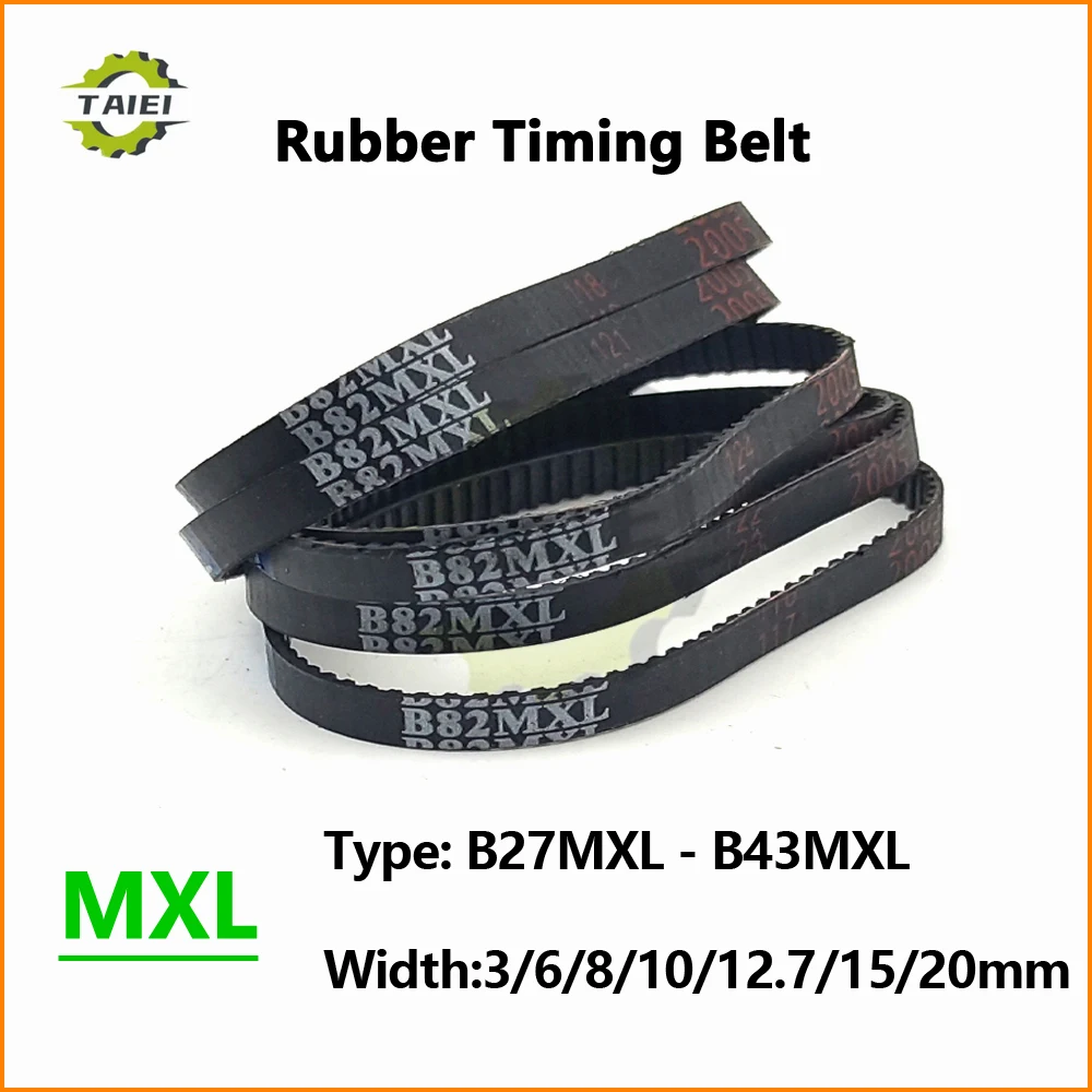 MXL Rubber Synchronous Belt B27 B30 B31 B32 B34 B35 B37 B38 B40 B41 B42 ...