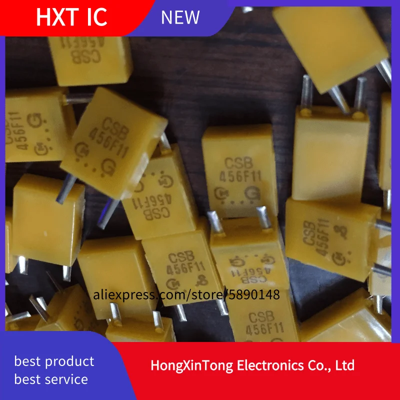 10PCS-100PCS-Lot-CSB456F11-DIP-2pin-ceramic-crystal-oscillator-456F11 ...