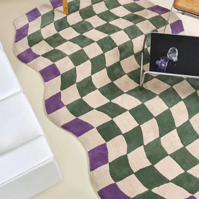Large Checkerboard Rug | Checkerboard Area Rug | Checkerboard Carpet ...