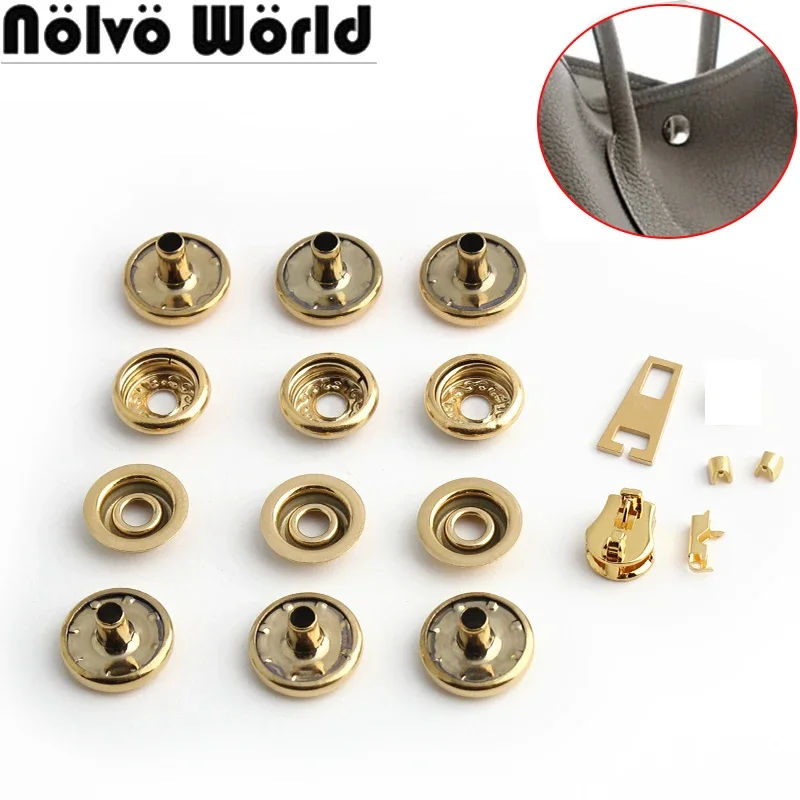 Gold-Silver-Stainless-Steel-Metal-Buttons-With-Slider-For-Sewing ...