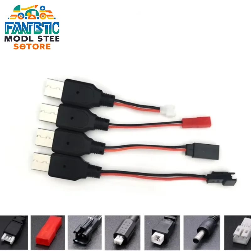 3.7v Lithium Battery Usb Charger Jst Plug Charging Cable Jr Plug Small ...
