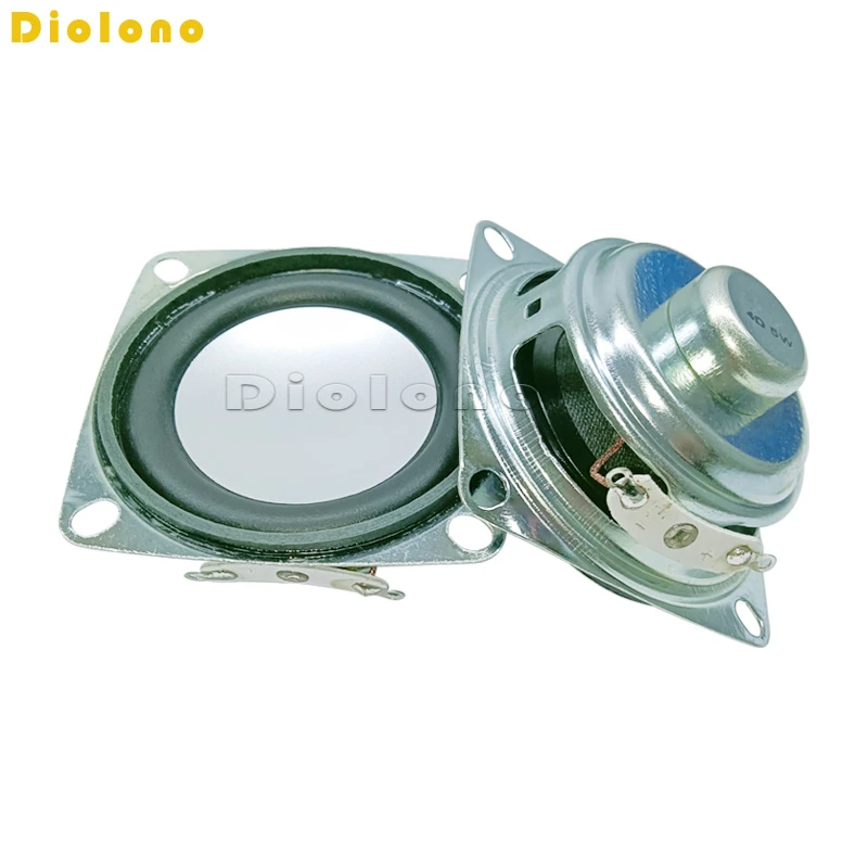 2pcs 4Ohm 5W Loudspeaker 53MM 52mm 2inch Square Running Machine Speaker ...