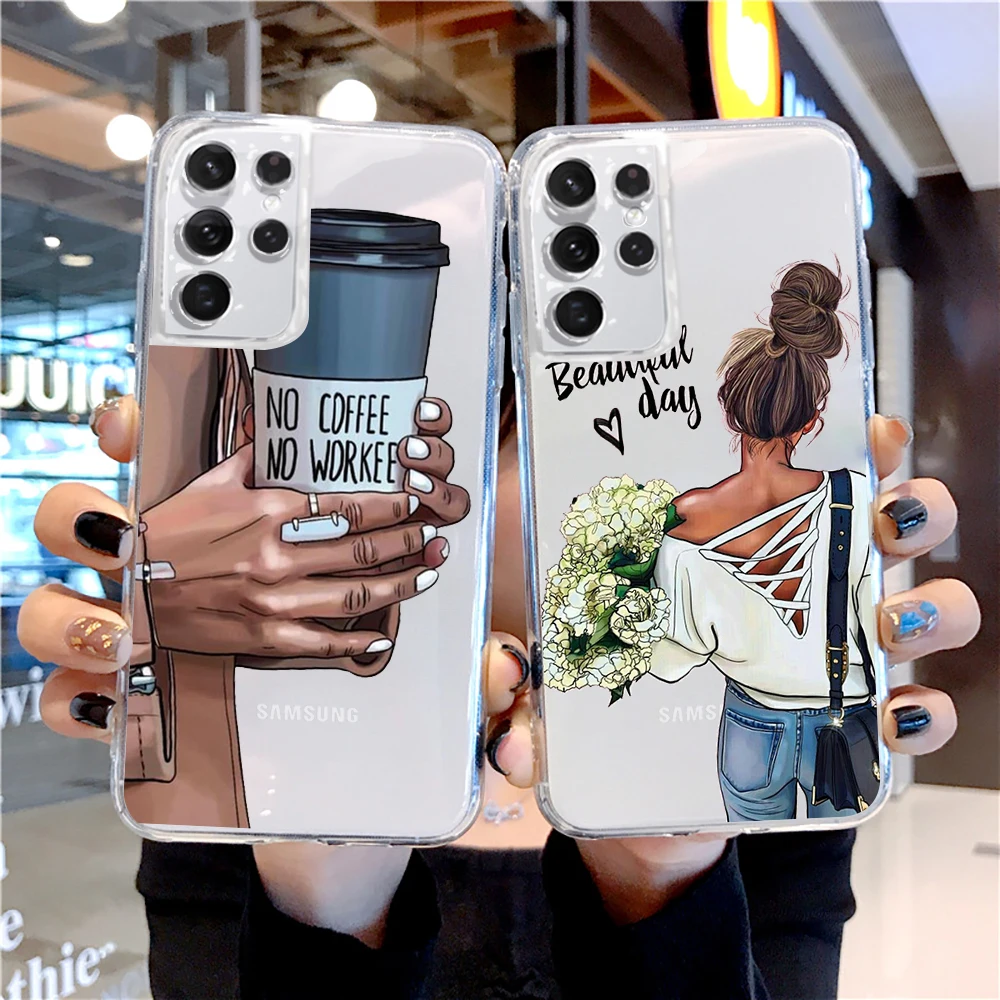 Funda de teléfono con patas de zapatos de tacón alto para niñas, para ...