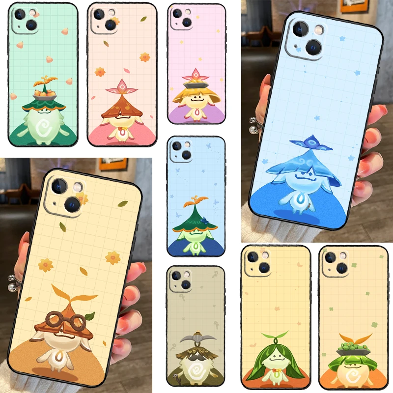 Genshin Impact Aranara Phone Case For iPhone 16 11 12 13 Mini 14 15 Pro ...